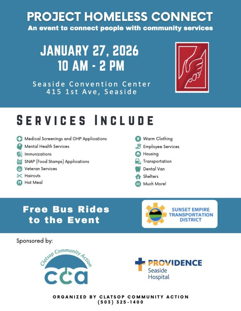 Project Homeless Connect 2026 - Seaside | Civic & Convention Center